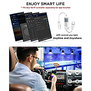 Lominie WiFi Controller Aquarium Light with 5-pin Connector Timer for Upgraded Asta 20 Pixie 30 Asta 120 Pixie 80 Saltwater Aquarium Light (4 Channels)