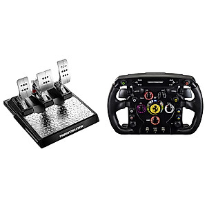 Thrustmaster T-LCM Pedals (PS5, PS4, XBOX Series X/S, One, PC) and Thrustmaster F1 Racing Wheel Add On (XBOX Series X/S, One, PS5, PS4, PC)