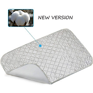 ABA Magnetic Ironing Blanket 33"x19" Washer Dryer Heat Resistant Pad, Portable Iron Board Alternative Cover with Magnets, New Version