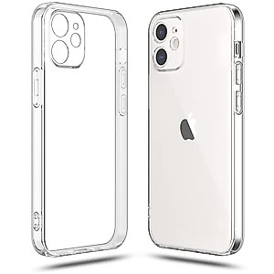 Shamo's Clear Case for iPhone 12 Mini Case Clear (2020), Shockproof Bumper Cover Soft TPU Silicone Transparent Anti-Scratch, HD Crystal Clear