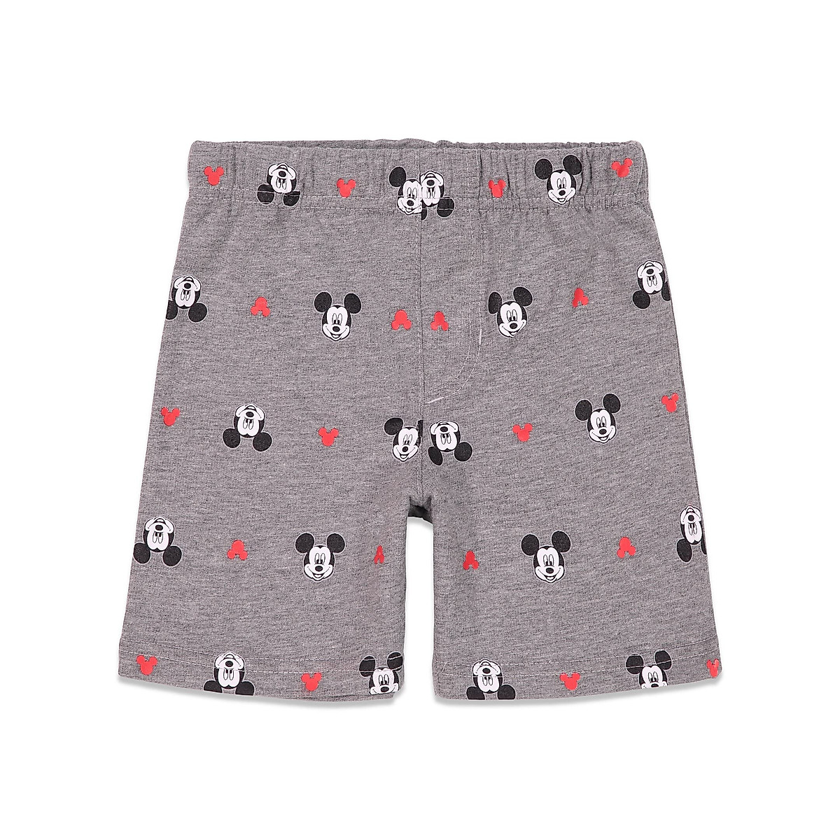 Disney Mickey Mouse Toddler Boys T-Shirt and Shorts Outfit Set Gray/Red 3T