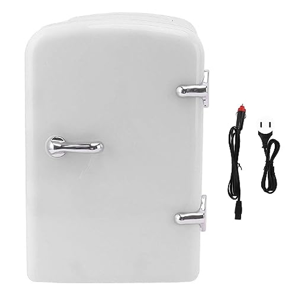 Mini Beauty Fridge, Portable Cooler Warmer Refrigerator ABS Plastic 36W AC100-240V DC12V Noiseless for Office (US Plug)