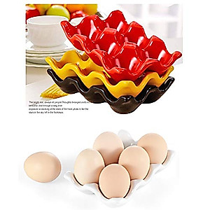 URWOOW Cup Egg Tray Holder (White)