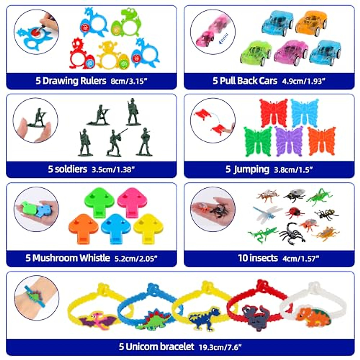 Amy&Benton 1000PCS Birthday Party Favors for Kids Return Gifts Bulk Goodie Bag Stuffers Toy Packs Treasure Box Prizes for classroom