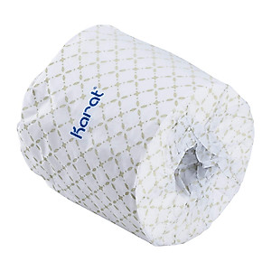 Karat 2-Ply Toilet Paper, 48 Rolls, 500 Sheets, Embossed for Softness, Individually Wrapped for Hygiene, Virgin Wood Fiber (JS-TTW500)