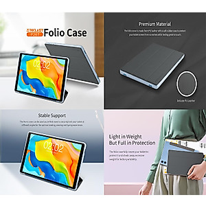 TECLAST 10 Inch Android 13 Tablet, P26T Tablets 8GB RAM+128GB ROM 1TB TF, WiFi 5G/2.4G, Octa core, 1280 * 800 HD Touch Screen, BT 5.2, Google GMS, 6000mAh, Dual Camera, OTG, Type C, with Case