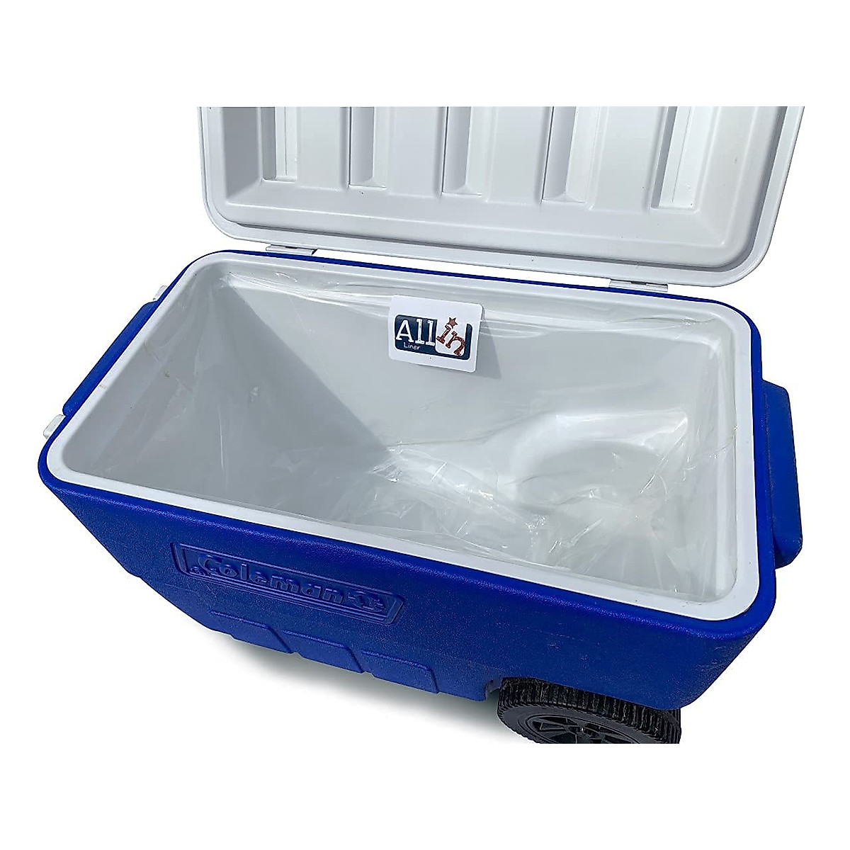 Plastic Cooler Liner – BPA Free Cooler Liner – 2XL Liners Fit 100 QT to 160 QT Coolers – 2 Large Liners Fit 60QT to 95QT Coolers – 2 Bucket Liner Fit 5 or 6 Gallon Buckets by Allinliner (6 Pack)