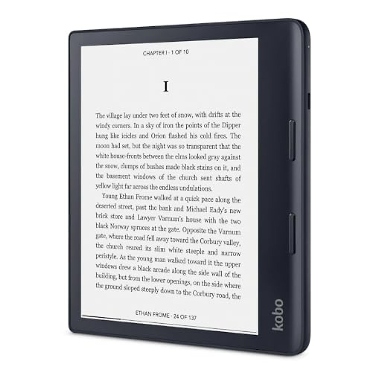 Kobo Sage | eReader | 8” HD Glare Free Touchscreen | Waterproof | Adjustable Brightness and Color Temperature | Blue Light Reduction | Bluetooth | WiFi | 32GB of Storage | Carta E Ink Technology