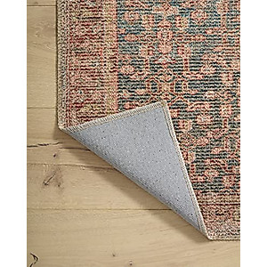 Loloi Angela Rose x Aubrey Blue/Terracotta 5'-0" x 7'-0" Area Rug