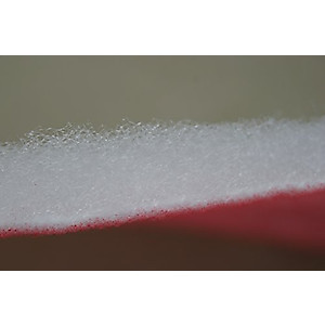 Aqua-Flo Pond & Aquarium Filter Media, 12" x 120" (10 Feet) Long x 1" Thick (Pink/White)