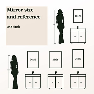 ANTEN 32" x 24" LED Mirror for Bathroom, Backlit Lighted Mirrors for Bathroom Wall, Anti Fog Led Vanity Mirror, 3000-6000K, Stepless Dimmable, IP54, Shatterproof Makeup Mirror