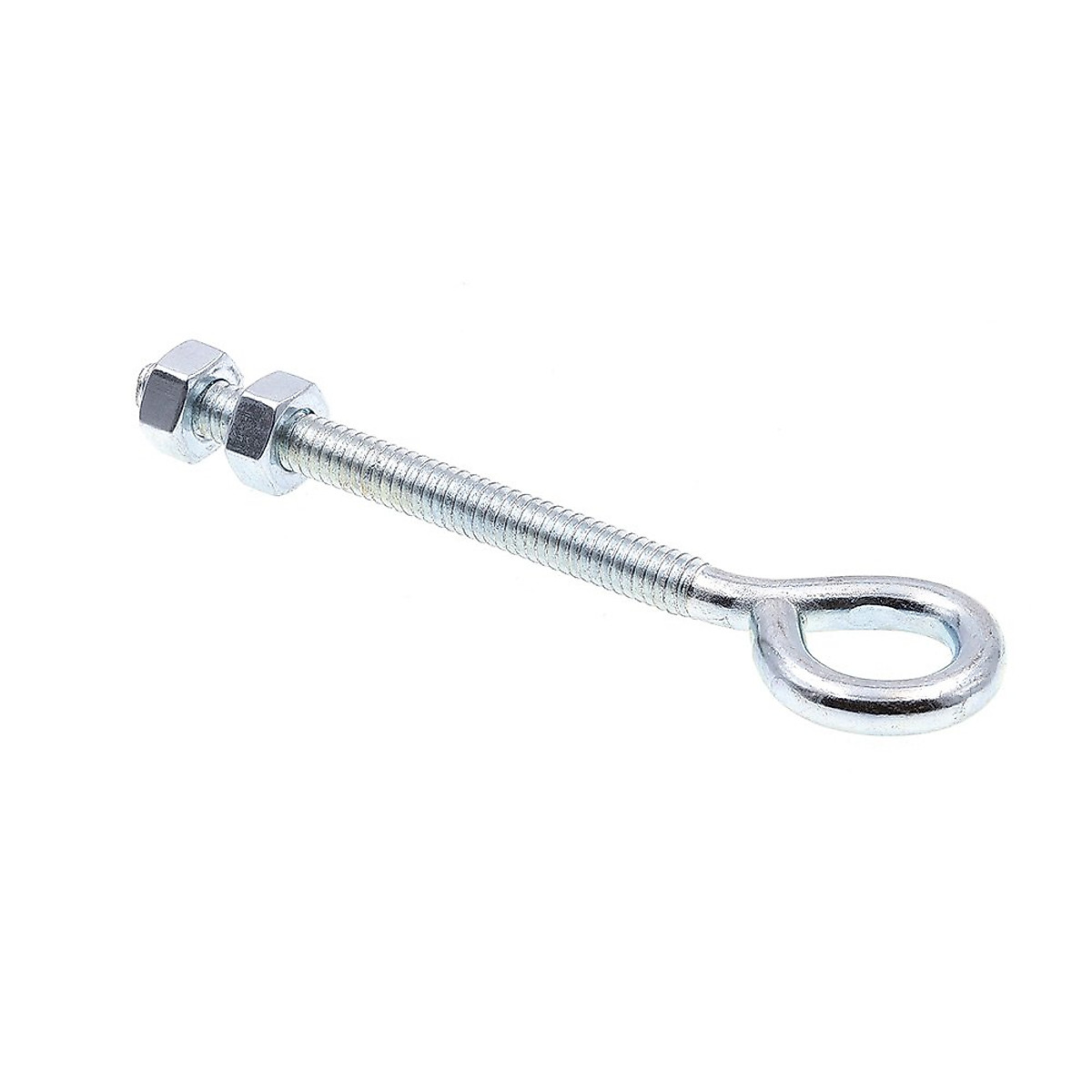 Prime-Line 9066440 Eye Bolts With Nuts, 1/4 In.-20 X 4 In., Zinc Plated Steel (10 Pack)