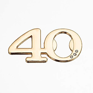 24PCS Latest 40 Bottle Openers for 40th Birthday Party Favors or 40th Wedding Anniversary Party Gifts 40th Birthday Party Gifts Souvenirs Decorations for Guests