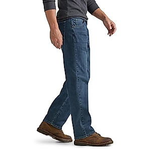Wrangler Authentics Men's Classic 5-Pocket Relaxed Fit Flex Jean Slate Flex 34W x 30L