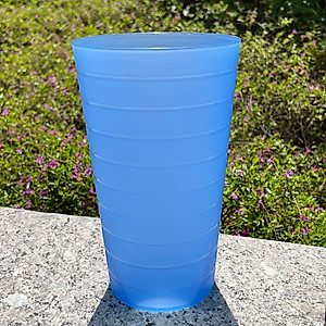 AOYITE 32 oz Plastic Drinking Cups Reusable - Large Unbreakable Drinking Glasses set of 12 - BPA Free Dishwasher Safe Tall Cup for Kids Kitchen Party Camping Outdoor