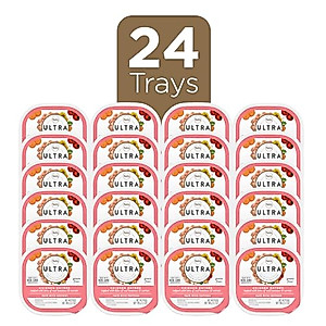 NUTRO ULTRA Adult Grain Free Soft Wet Dog Food, Chicken Entrée Paté with Tomatoes & Carrots, (24) 3.5 oz. Trays