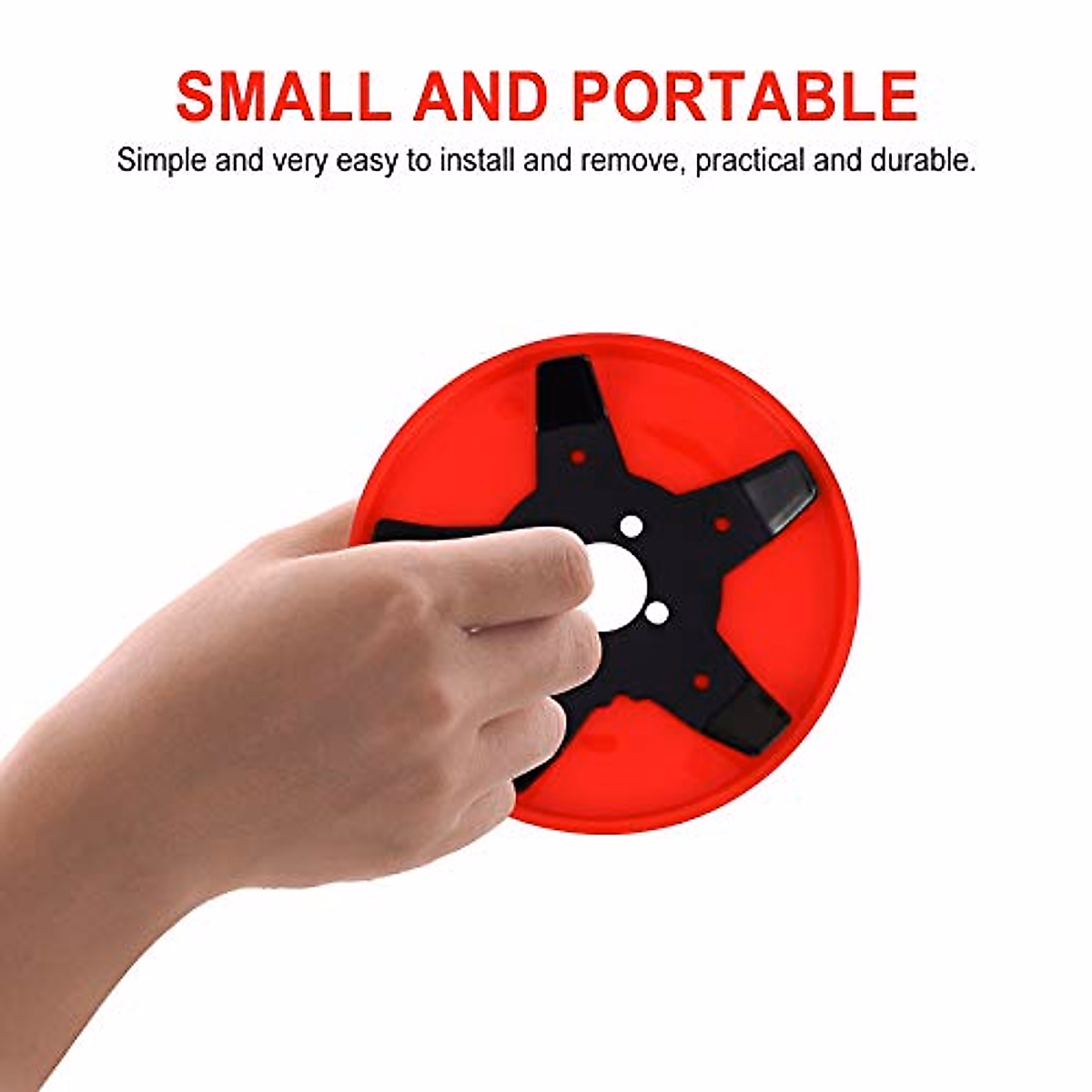 VILLCASE 1 set Tool Trimmers Home Steel Parts Weeding Mower Cutting Accessories Lawn Mowing Replacement Razors Head Brushcutter Garden Machine Plate Weeder Grass Blades Farm Cutter Brush