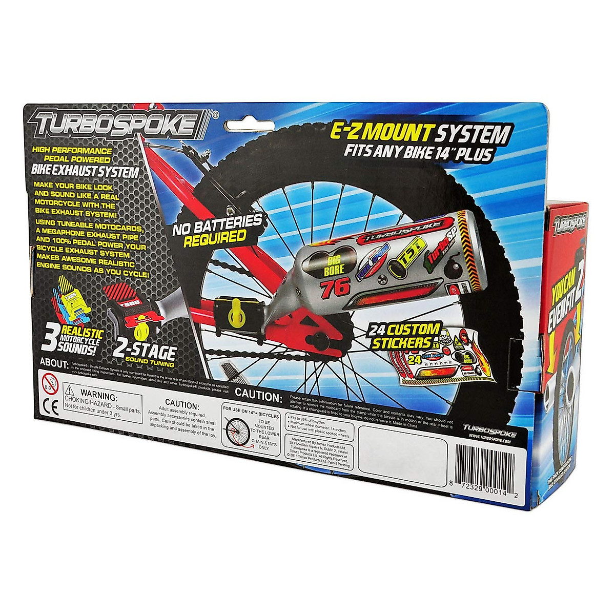 Turbospoke Bicycle Exhaust System V2, Multi