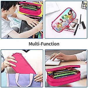 Axolotl Pencil Case Pencil Pouch Pencil Box Pencil Bag Pencil Holder Large Capacity Pen Case Pen Box For Boys Girls Pink One Size
