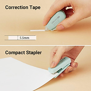 KOKUYO Me Fragile Mint Collection, Back to School Supply Set, School Supply Kit Back to School Essentials, 10 Pieces