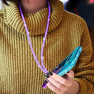 Silverback for Pixel 7 Pro Case, Moving Liquid Holographic Sparkle Glitter Case with Kickstand, Girls Women Bling Diamond Ring Slim Protective Case for Google Pixel 7 Pro, Purple