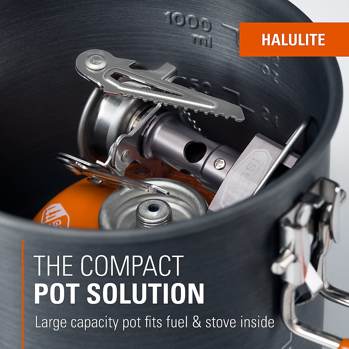 GSI Outdoors, Halulite Boiler, The Perfect Packable Pot, 1.1 Liter