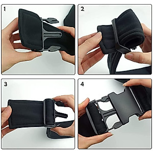 NATUYA Small Dog Carrier Sling Cat Sling,Adjustable Strap Hand Free Pet Puppy for Outdoor Traveling Subway (Black, Snap)