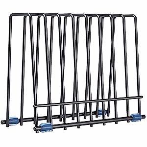 IDEATECH Reusable Storage Bags Rack, Drying Rack for Storage Bags, Stainless Stand for Reusable Storage Bags, Drying Rack Holder for Reusable Bags, Books, Makeup Brush (Black)