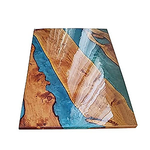 Epoxy Table, Live Edge Wooden Table, Epoxy Resin River Table, Natural Wood,Dining Table, Natural Epoxy Table, Resin Table