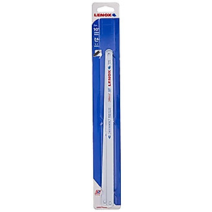 LENOX Tools Hacksaw Blade, Bi-Metal, Metal Cutting, 10-inch, 24 TPI, 2-Pack (23930T024HE)