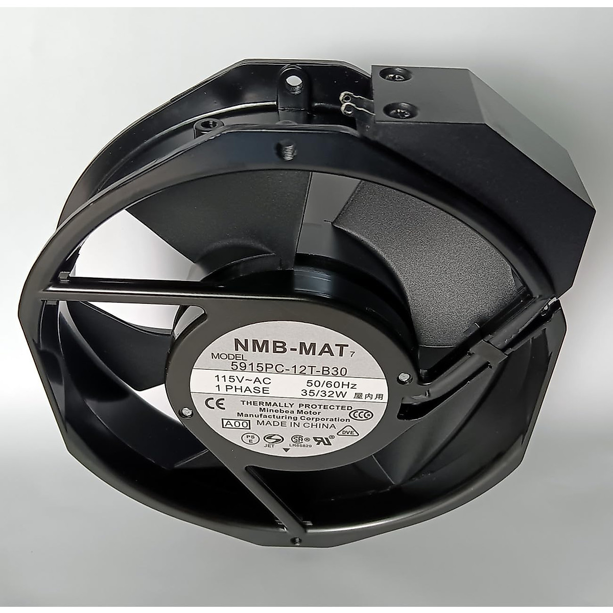 5915PC-12T-B30 Fan 5915PC-12T-B30-A00 115V 50/60Hz 35/32W 172×150×38mm Cooling Fan