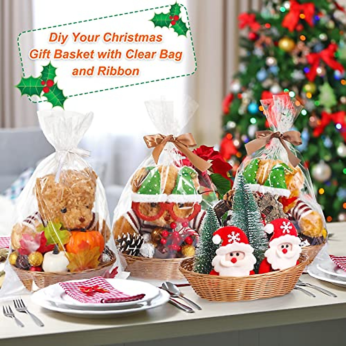 12 Pack Bulk Plastic Oval Basket Small Fruit Bread Basket Food Storage Basket Bin for Gifts Empty Home Kitchen Restaurant Food Serving Storage Display Decor