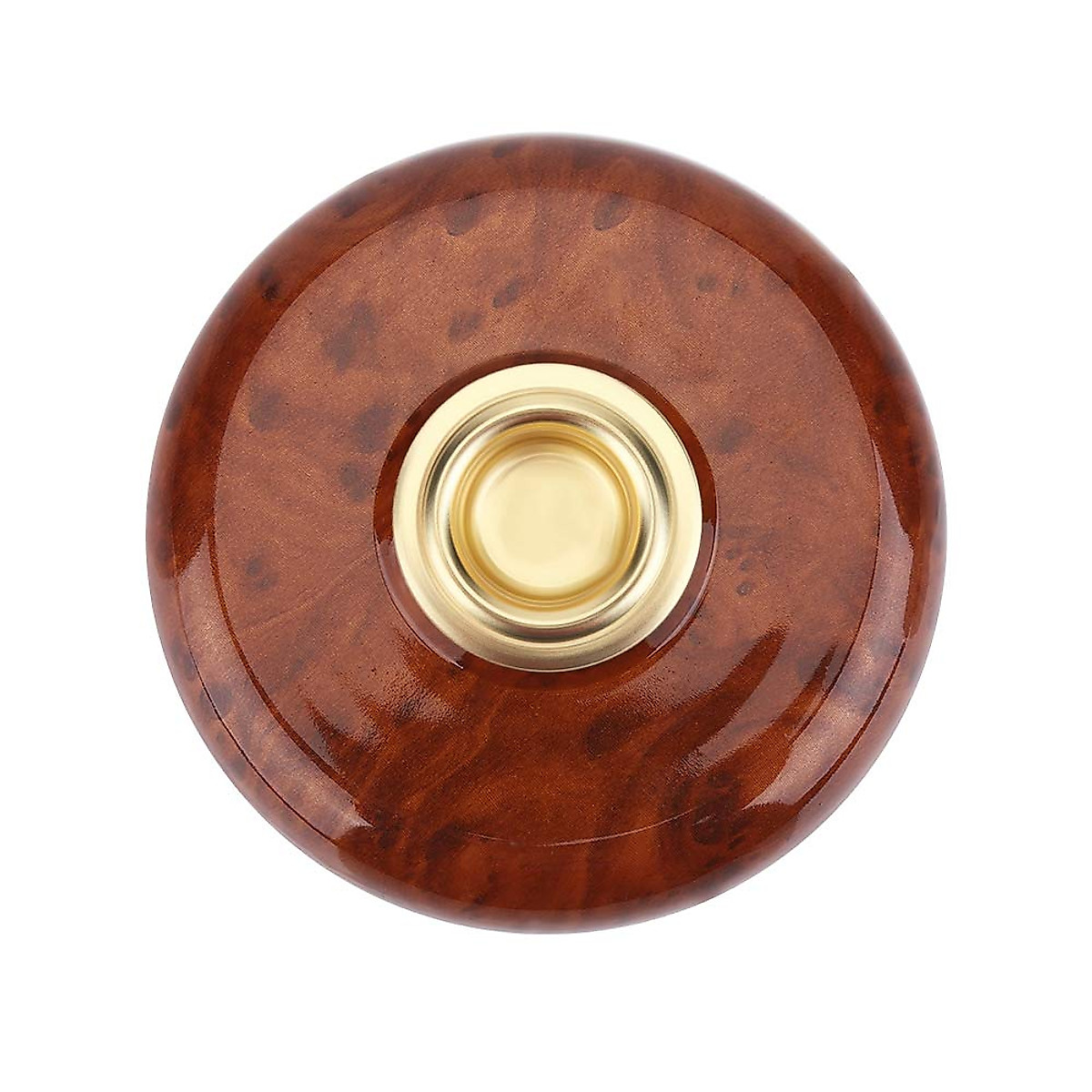 Cello Floor Holder,Support Violoncelle,Antideslizante Cello Endpin Stopper Holder Cello Endpin Anchor Soporte Cello Hole Plastic + Metal Holder Floor Protector Violoncello Instrument(Brown)