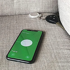 Clear Case for AirTag Keychain, Full Body Protective Cover for Apple Tracker, Secure Holder on Dog Collar, Wallet Anti Lost Finder with Loop Accessories(Black)