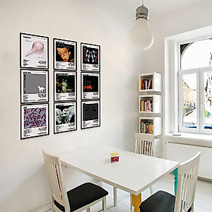 HerZii Prints Deftones Album Cover Poster, Set of 9 8x10 Music Art, Premium Quality Wall Decor for Home Theater Room Man Cave Bedroom Art Decor UNFRAMED