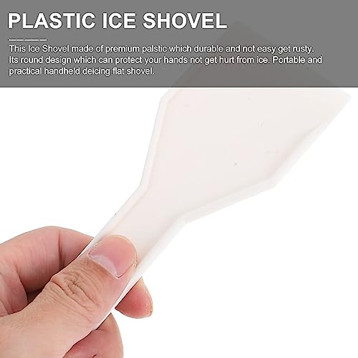 Pizza Spatula Icebox Refrigerator Ice Shovel Ice Scraper Defroster Ice Removal Scooper Snow Frost Remover Tools for Windshield Fridge Scraper Tool Cake Spatula