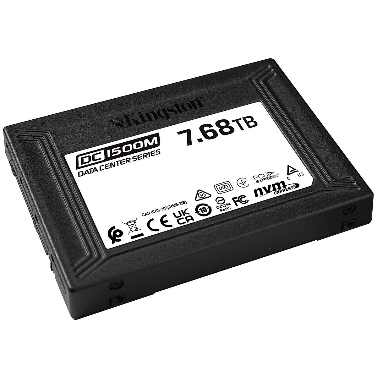 Kingston DC1500M 7.68 TB Solid State Drive - 2.5" Internal - U.2 (PCI Express NVMe 3.0 x4) - Mixed Use - 1 DWPD - 3100 MB/s Maximum Read Transfer Rate - 5 Year Warranty