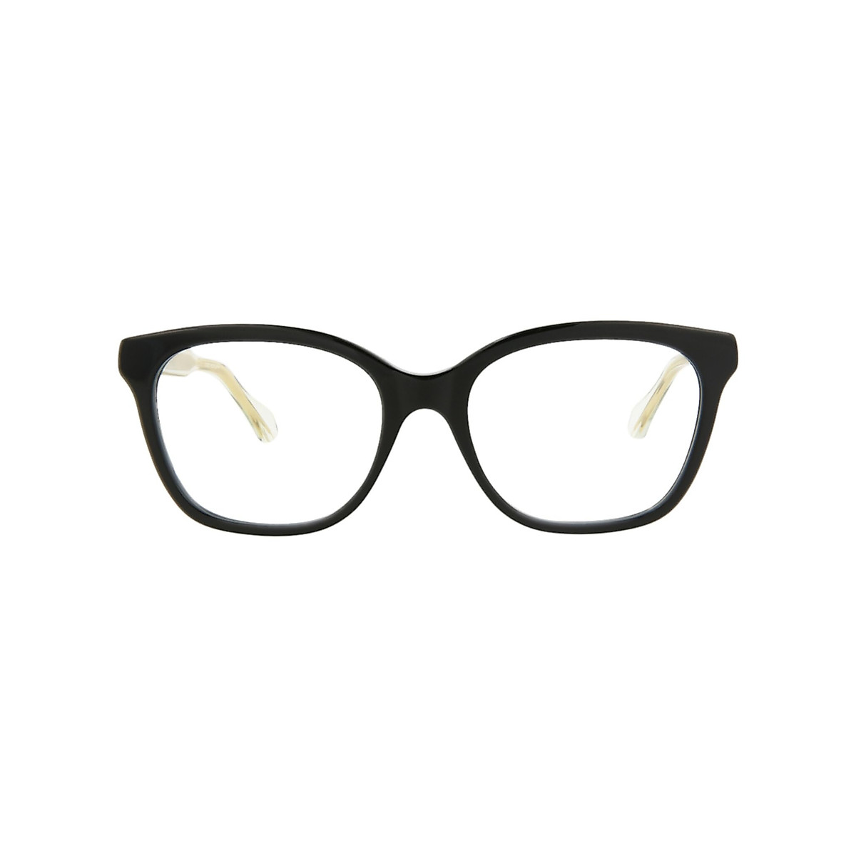 Gucci GG 0566O 001 Black Plastic Square Eyeglasses 52mm