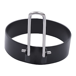 3inch Nonstick Egg Rings Set of 4, Round Crumpet Egg Maker Molds for English Muffins Pancake Cooking Griddle, Round Egg Cooker Rings for Camping Indoor Breakfast Sandwich Burger