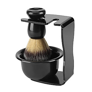Tbest 3 Pcs Professional Men Shaving Brush Stand Holder Bowl Set Shaving Brush Set,Shaving Brush Set Taylors of Bond Street,Shaving Brush Stand,Rakkniv