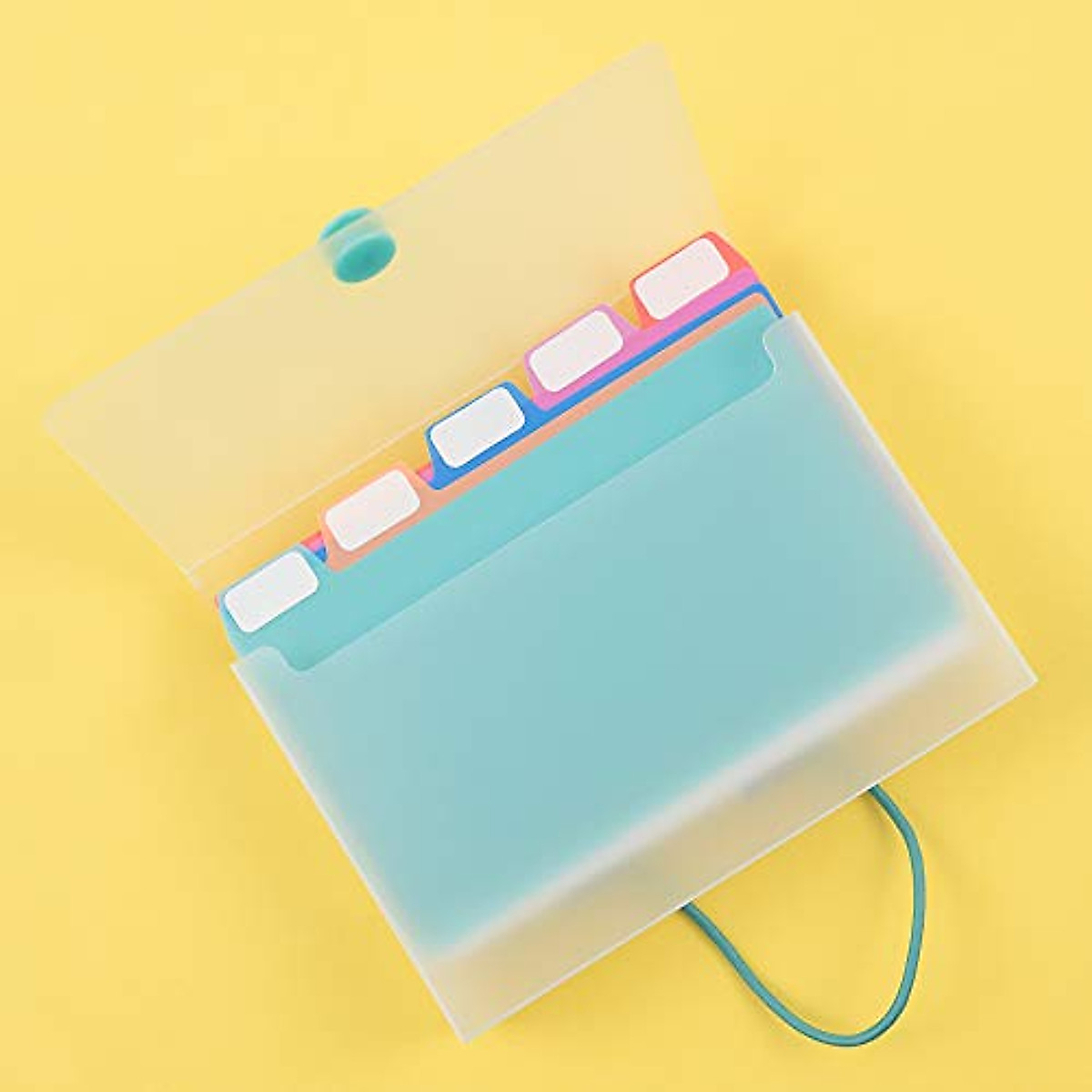 Yoobi Index Card Organization Set - 4 Pack - 3x5 Index Cards with Colorful Tab Dividers in Index Card Cases - 100 Cards Per Box, College Ruled Index Cards, Index Card Dividers Sticker Labels - 4 Pack