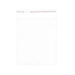 Tendwarm 100 Pieces 6x9 Inches Resealable OPP Cellophane Cello Bag Clear Self-Sealing Plastic Packaging Bags for Clothes