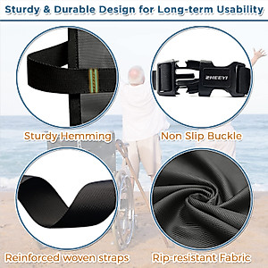 ZHEEYI Oxygen Cylinder Bag for Wheelchairs with Buckles, Fits Any Wheelchair, Gray (Fits Most Oxygen cylinders)