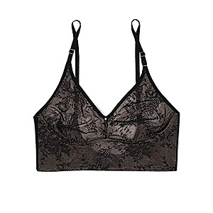 Smart & Sexy womens Sa1451 Bra, Black Hue (Smooth Lace), Large US