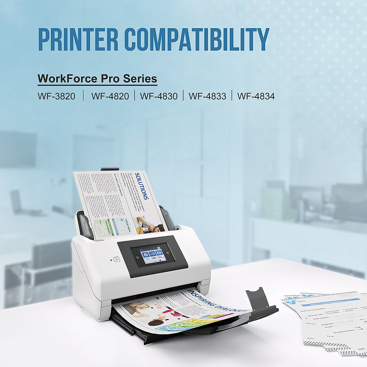 Onorigi Remanufactured Ink Cartridge Replacement for Epson 822 XL to use for Workforce Pro WF-3820 WF-4833 WF-4830 WF-4820 Printer