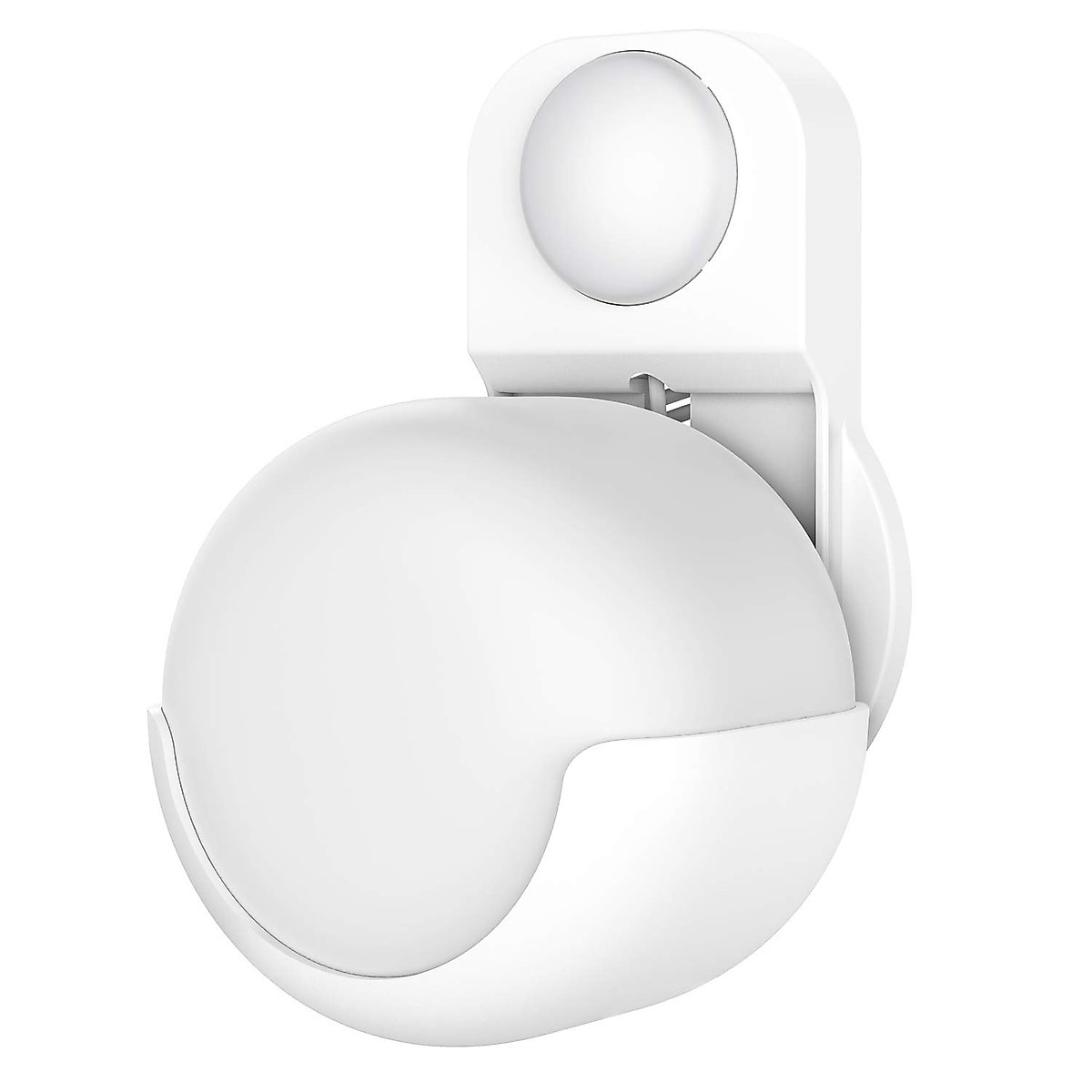 HOLACA Outlet Wall Mount Hanger for Google Nest WiFi Router(2nd Generation), Space Saving Holder, Easy Moved, Cord Management for Google Nest WiFi Router Without Messy Wires and Screws (1 Pack)