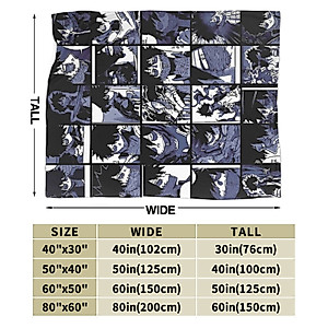 Dabi Collage Blanket Soft Cozy Fleece Throw Blanket Plush Lightweight Warm Fuzzy Flannel Blankets and Throws for Boys Girls Adults Couch Sofa Bed 50"X40"