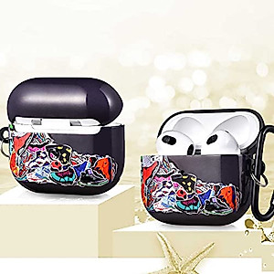 Case for AirPod 3, Sports Shoes Design TPU Protective Accessories Skin with Keychain Compatible with Apple AirPods 3rd Generation for Cool Men Boys Teen Girls