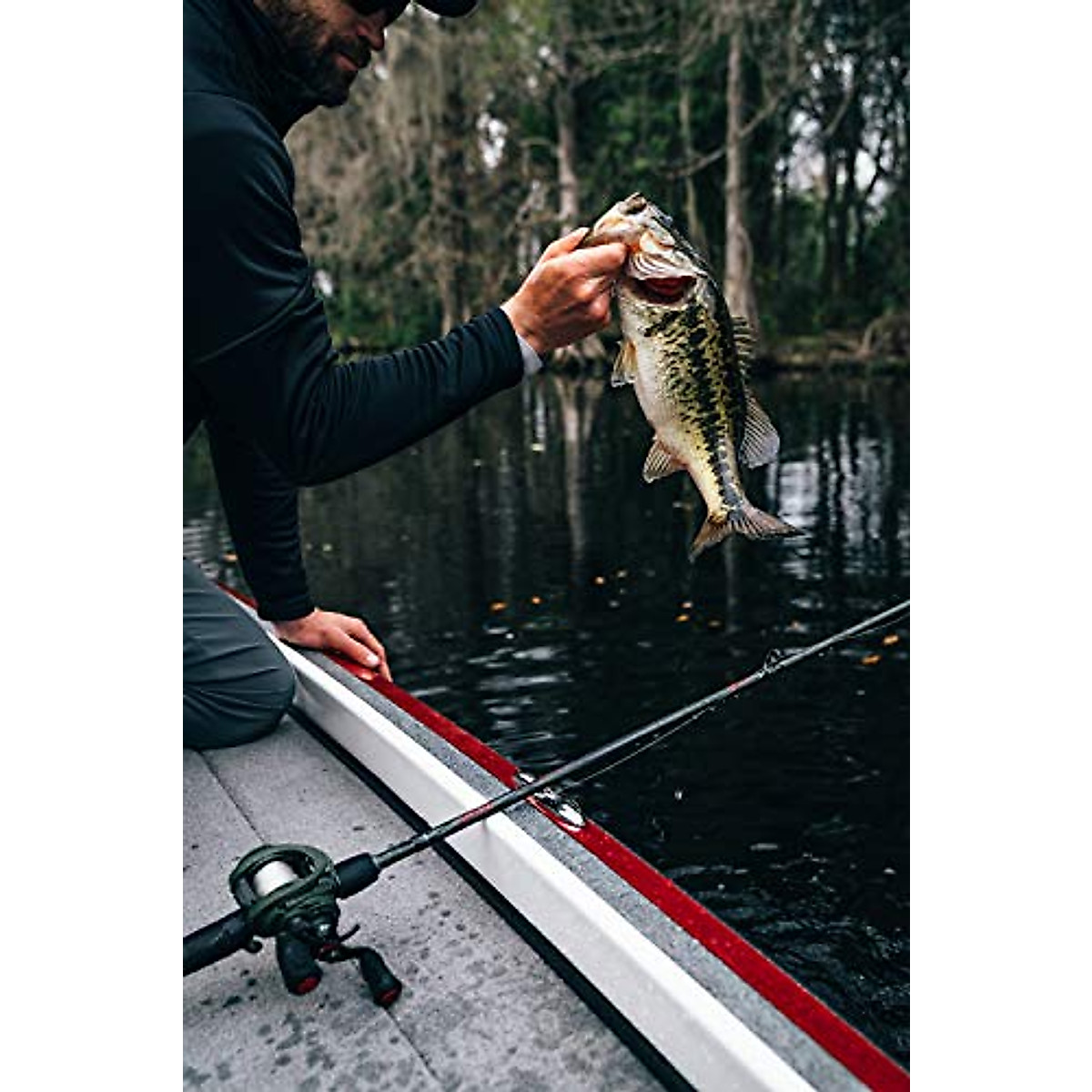 Abu Garcia Zata Baitcast Low Profile Fishing Reel, Green