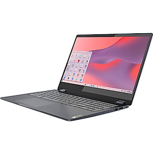 Lenovo Flex 3i 2-in-1 Chromebook, 15.6" FHD Touch-Screen Laptop. Intel Celeron N4500 Processor, 4GB RAM, 64GB eMMC+256GB Card, Intel UHD Graphics, Chrome OS, Abyss Blue, JVQ MP